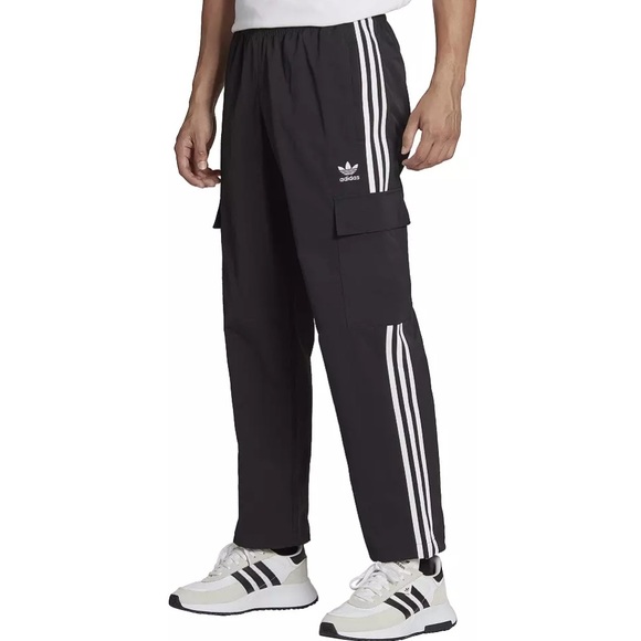 adidas | Pants | Adidas Mens Black Cargo Pants | Poshmark